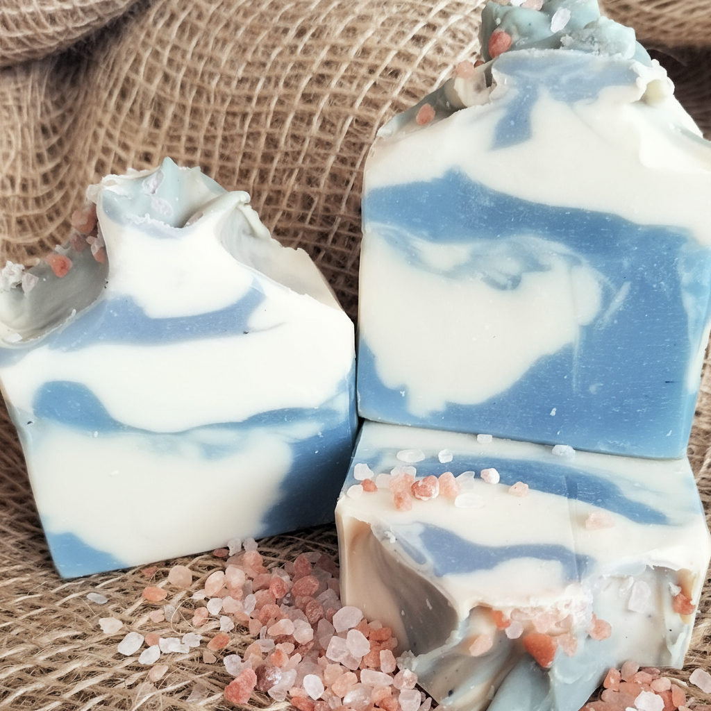 Sea salt Ocean minerals soap recipe – Coconut Luxe Naturals